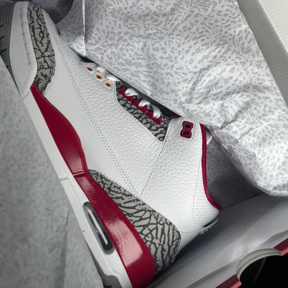 Jordan | Shoes | Air Jordan 3 Retro Cardinal Red | Poshmark